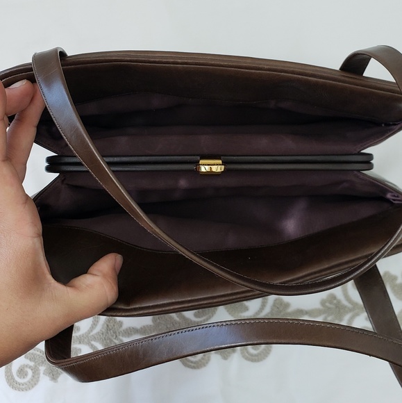 Original by Holzman | Bags | Vintage Mocha Handbag With Matching Coin ...